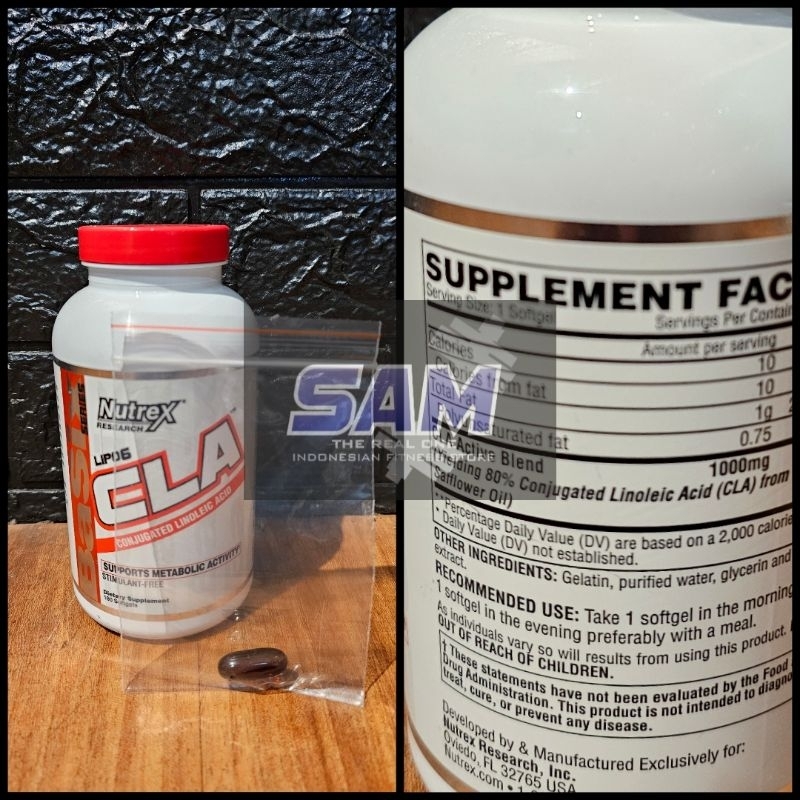 Jual Suplemen Fitness Eceran Repack NUTREX Lipo-6 CLA 1 softgel Fat ...