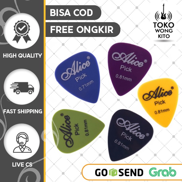 Jual Pick Gitar Alice Original Pik Gitar Pick Gitar | Shopee Indonesia