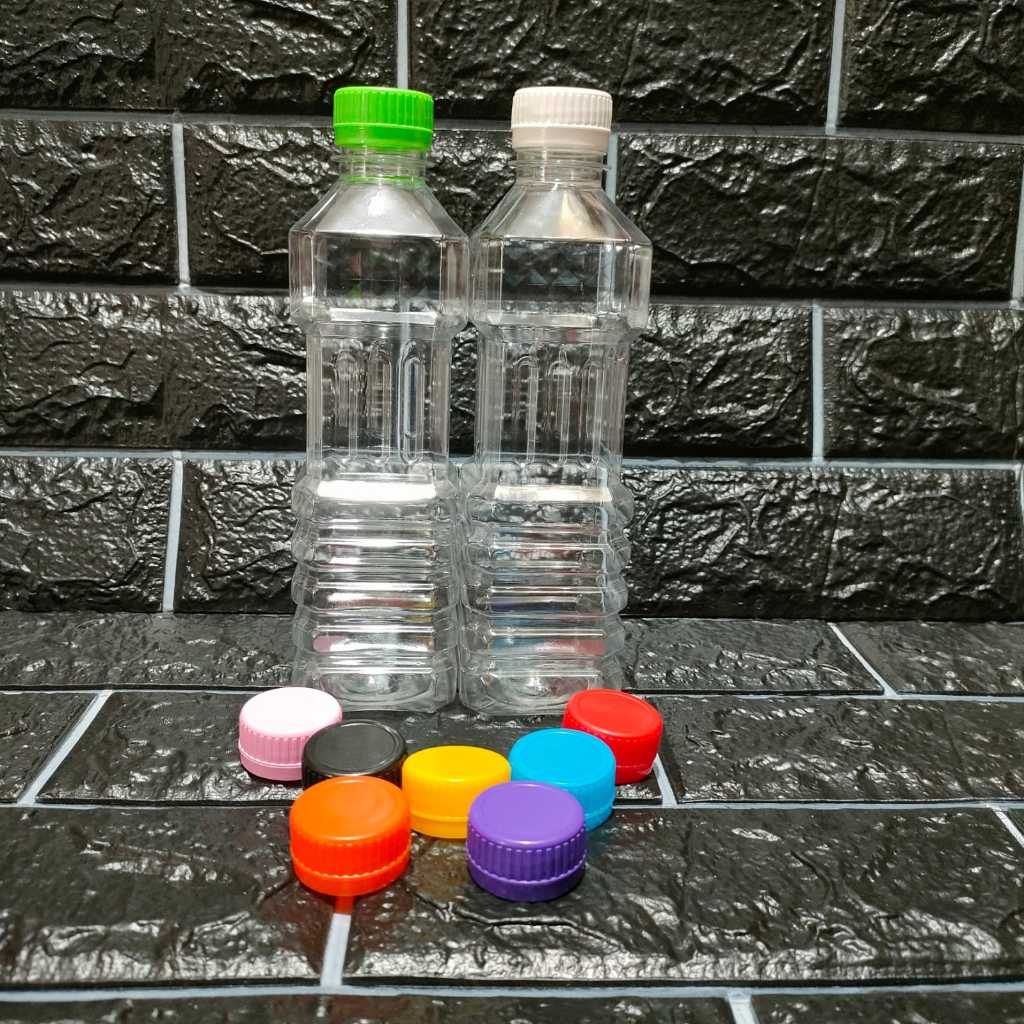Jual Botol Plastik kotak 500 ml / Botol Minyak 500 ml Per Ball | Shopee ...