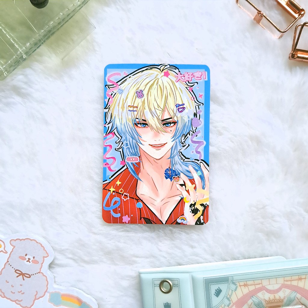 Jual VTUBER INDONESIA photocard by onintwin / Harris Caine / Mikazuki ...