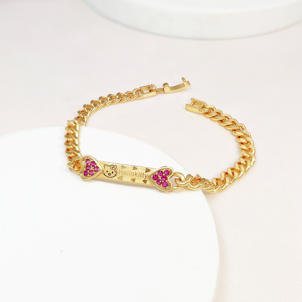 Jual Hyl Jewelry 538B Gelang Anak Titanium Bangle Segar Bracelet ...