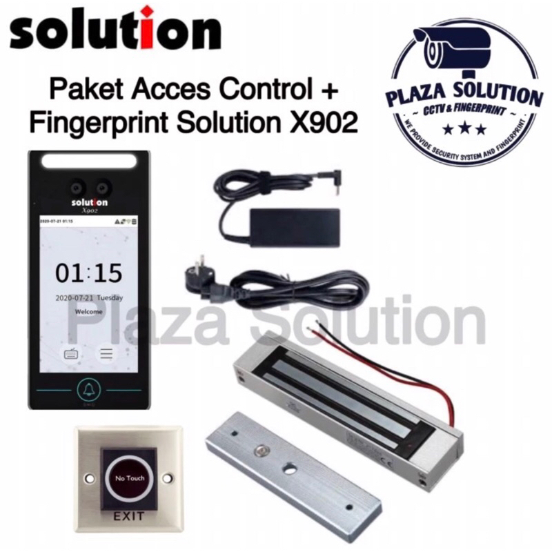 Jual Paket Access Door/Fingerprint Solution X902 (wajah, kartu ...