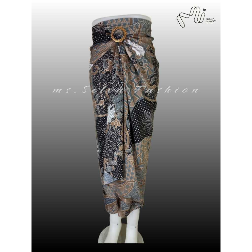 Jual Rok Lilit Batik Modern | Rok Lilit Batik Warna Pastel | Rok ...