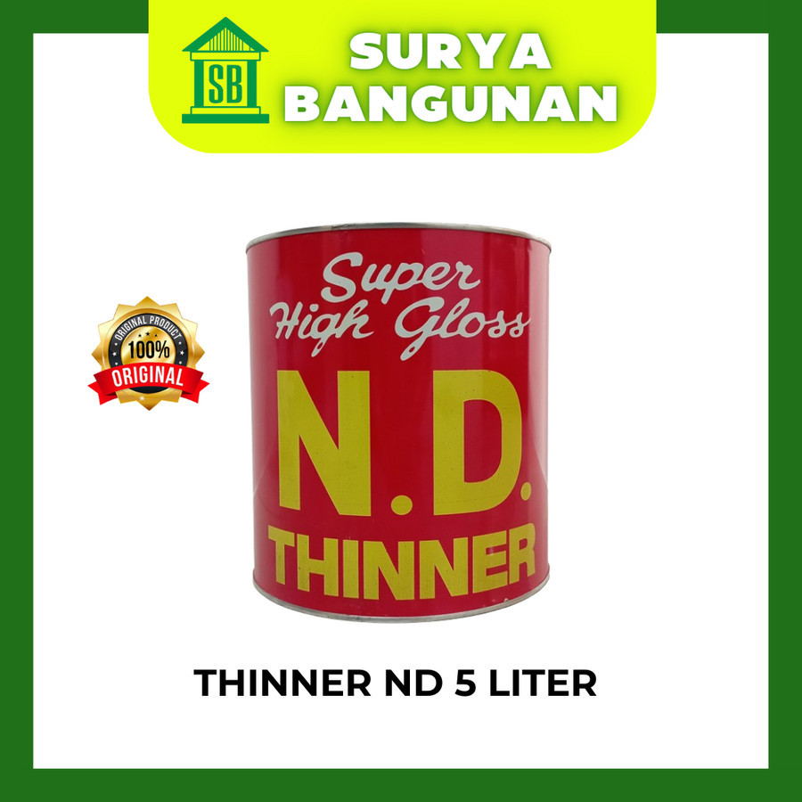 Jual THINNER ND 3 RING PENGENCER CAT 5 LITER | Shopee Indonesia
