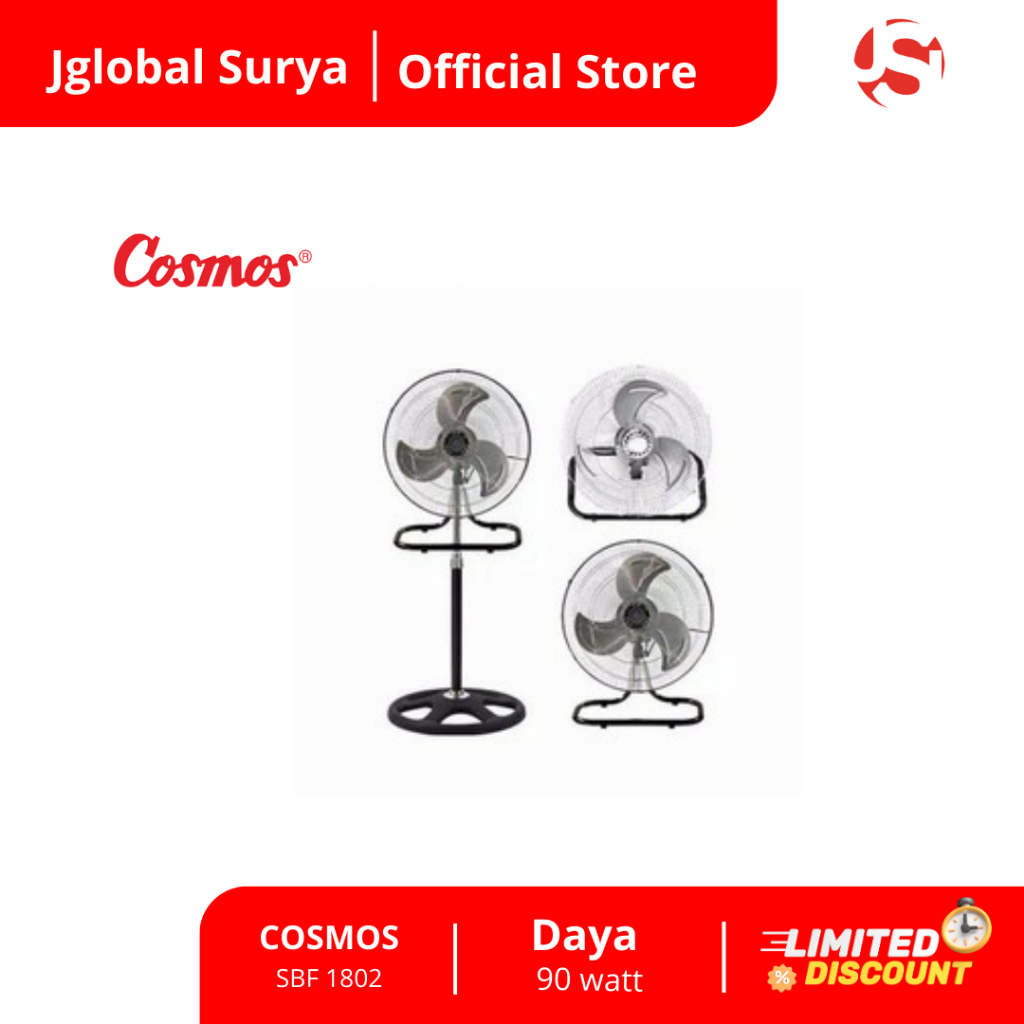 Jual Kipas Angin Cosmos 3 in 1 SBF-1802 | Shopee Indonesia