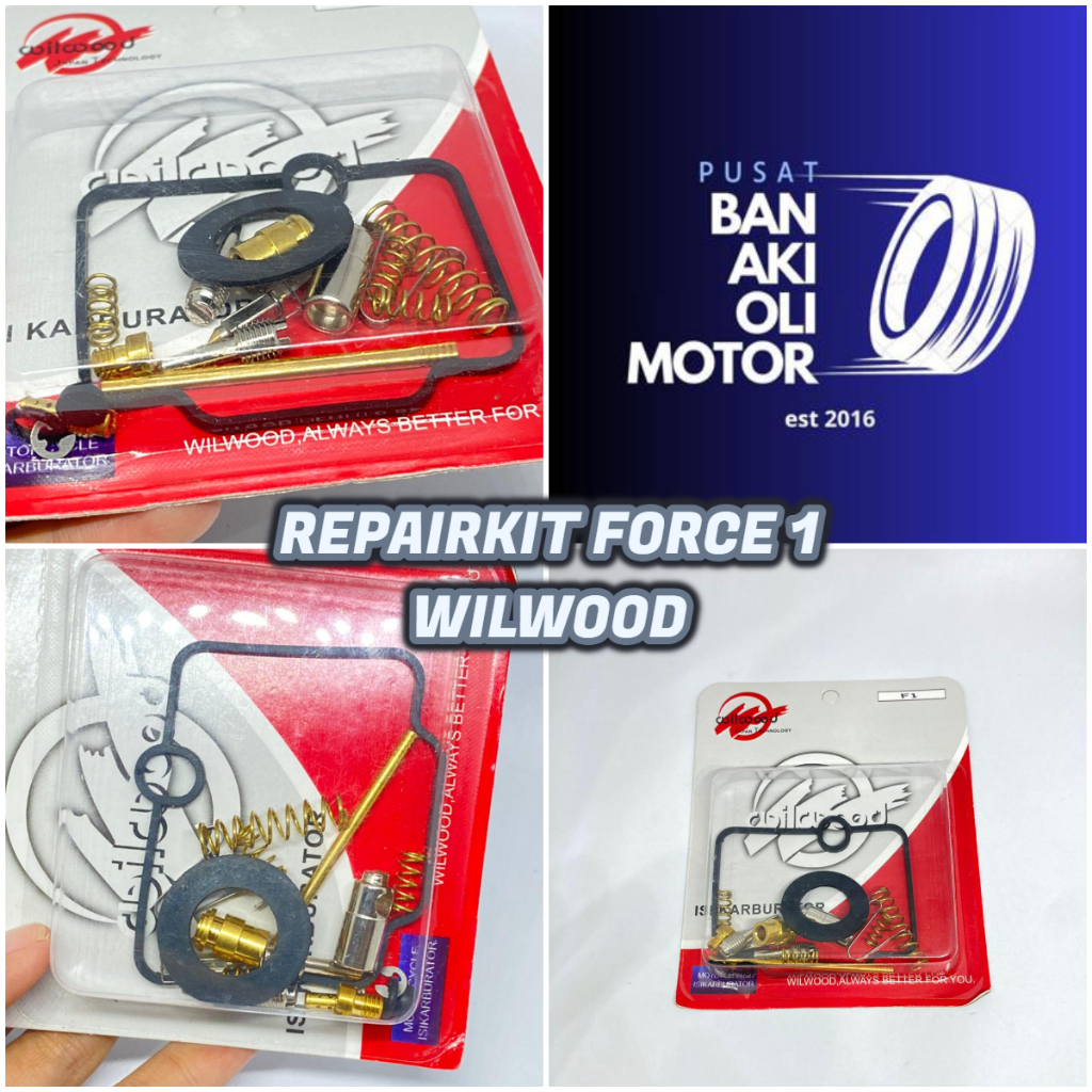 Jual REPAIRKIT REPAIR KIT ISI KARBU FORCE 1 FIZ R MERK WILWOOD || REPAIRKIT KARBURATOR FORCE 1 ...