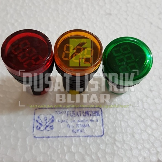 Jual Pilot Lamp LED 22mm 220V AC PANEL LED INDICATOR | Shopee Indonesia