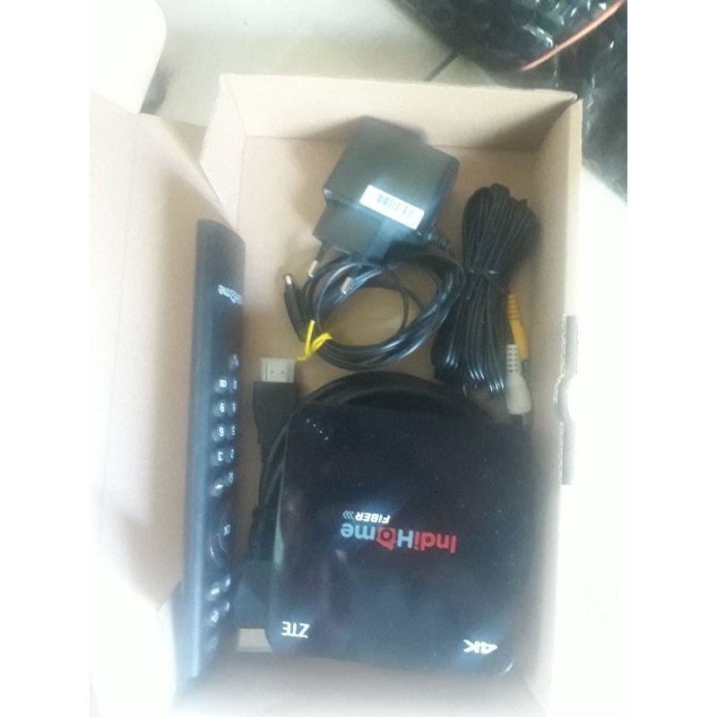 Jual zte 4k v5 voice (stb android bikin tv tabung jadi smart tv ...