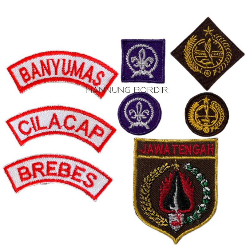 Jual BET/BED BADGE PRAMUKA BORDIR/ATRIBUT PRAMUKA (MINIMAL PEMBELIAN ...