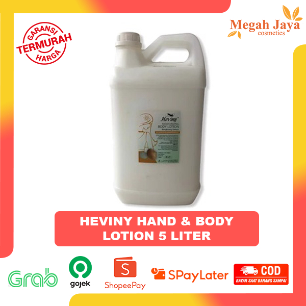 Jual 1GALON HEVINY HAND BODY LOTION 5 LT @MJ | Shopee Indonesia