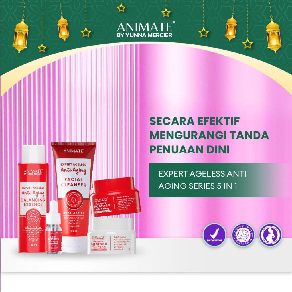 Jual Animate Expert Ageless Anti Aging Series 5in1 | Shopee Indonesia Jual Animate Expert Ageless Anti Aging Series 5in1 | Shopee Indonesia