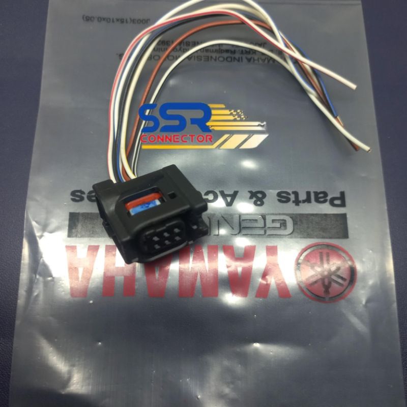Jual SOKET KABEL SENSOR CKP PIN 6 FEMALE YAMAHA AEROX NEW 155 NMAX LEXI ...