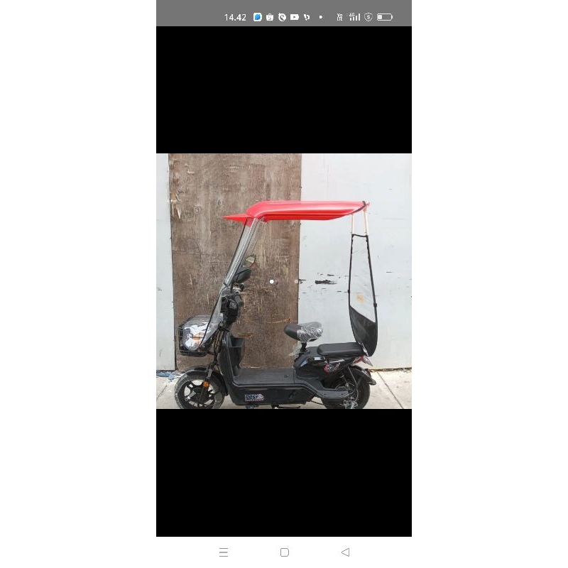 Jual ATAP SEPEDA LISTRIK RODA 2 UNIVERSAL | Shopee Indonesia