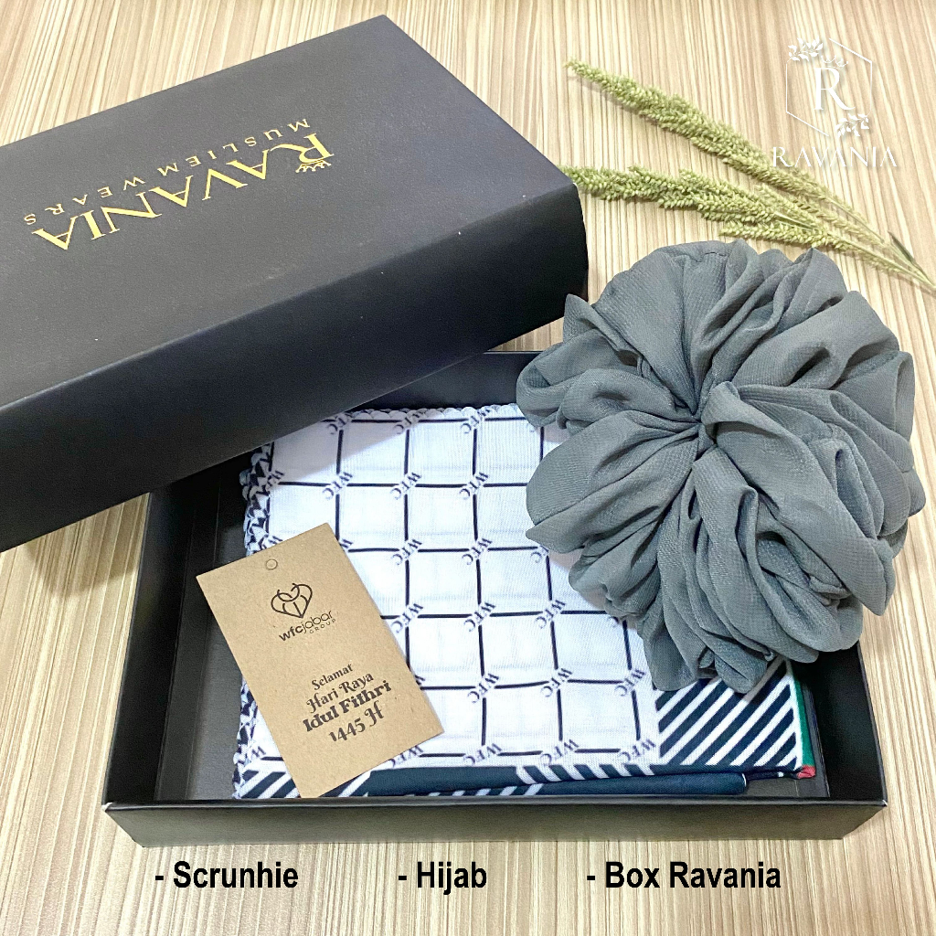 Jual RAVANIA - Hampers Hijab Voal Gift Box Lengkap | Shopee Indonesia