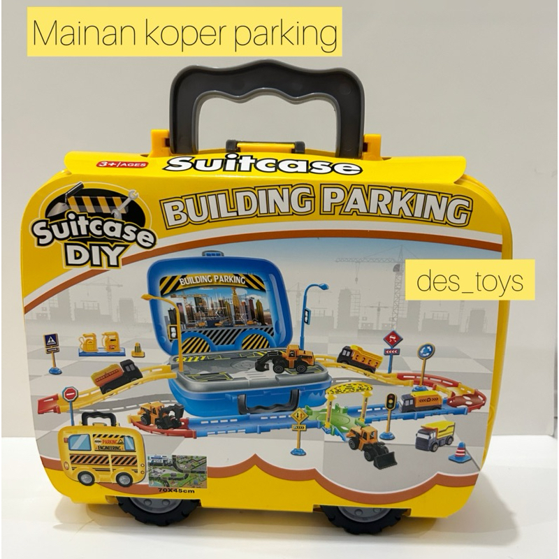 Jual NEW!!! MAINAN ANAK KOPER PARKING DIY BUILDING PARKING KOPER TRACK ...