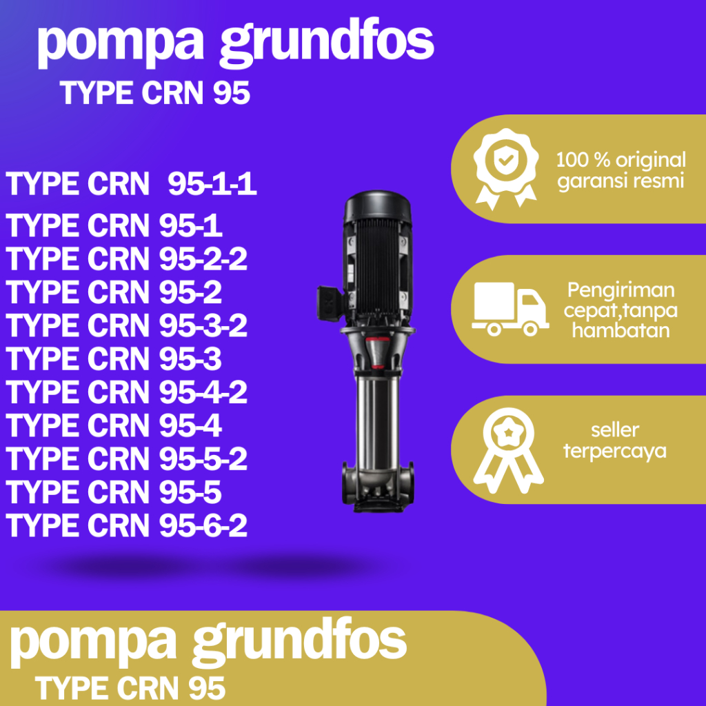 Jual POMPA GRUNDFOS CRN 125 POMPA SENTRIFUGAL | Shopee Indonesia