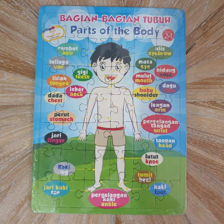 Jual Puzzle 2 in 1 | Mainan Edukasi Anak Puzzle Seri Bagian Tubuh ...