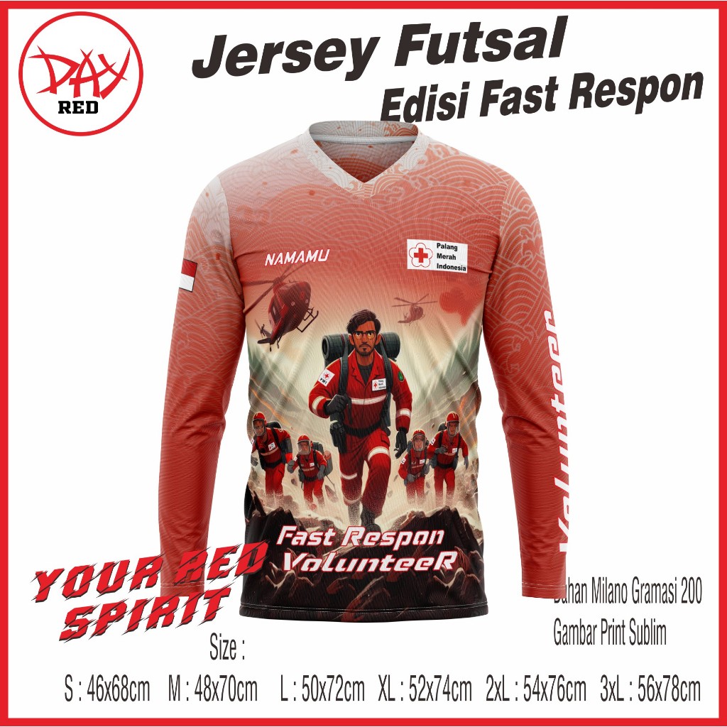 Jual Jersey PMI - PMR Edisi FAST RESPON | Shopee Indonesia
