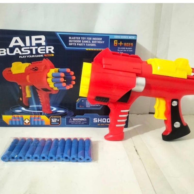 Jual Mainan Pistol Nerf Anak - Soft Bullet Blaster Elite field Arm ...