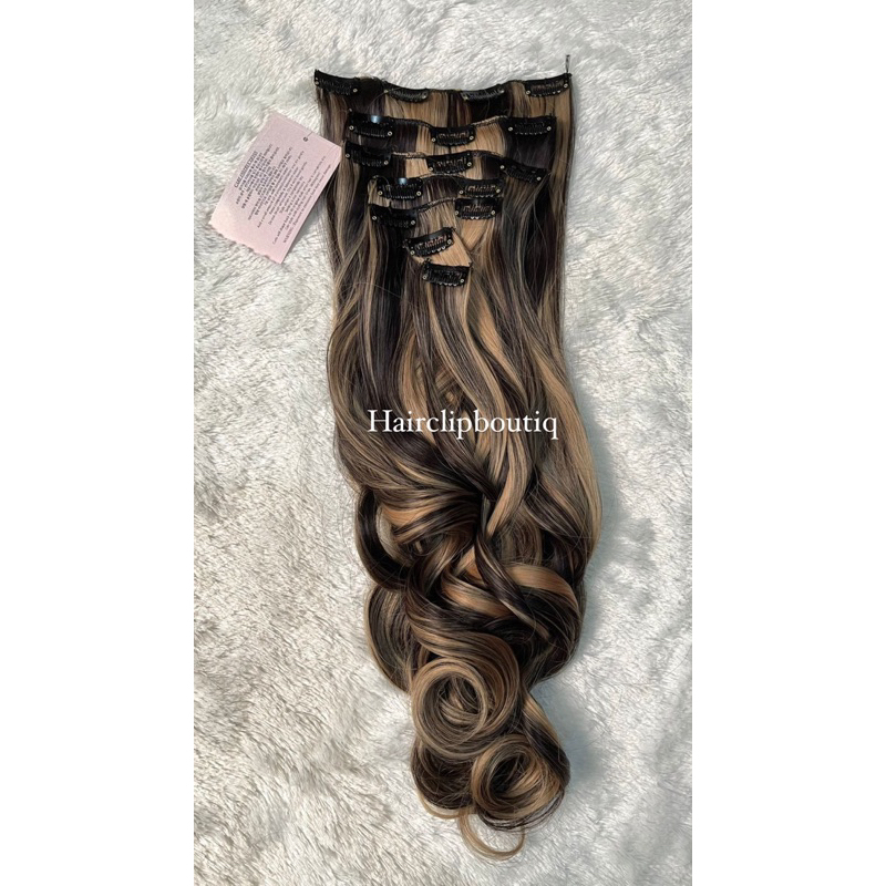 Jual Hairclip 7layer PREMIUM highlight series choco milk tea | Shopee ...