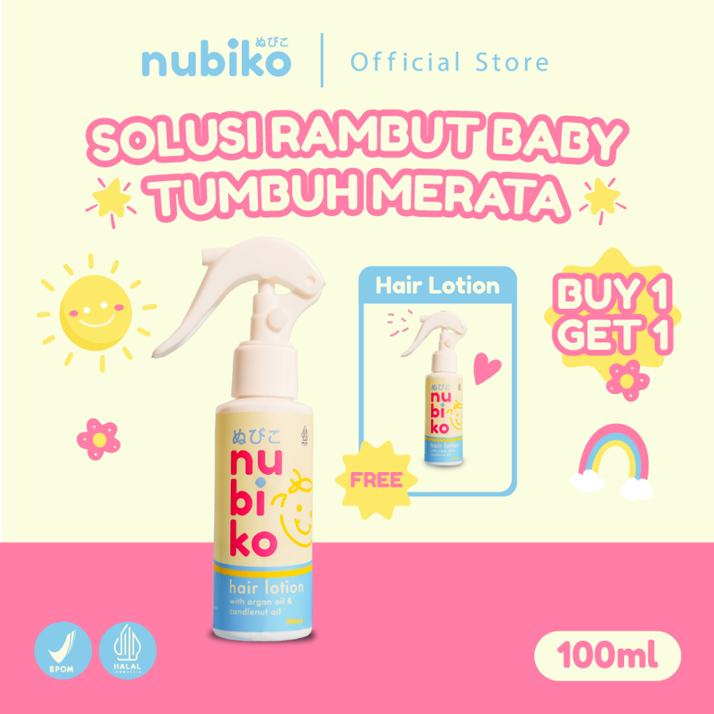 Jual Nubiko (FREE HAIR LOTION) Hair Lotion | Argan Oil & Candlenut Oil ...