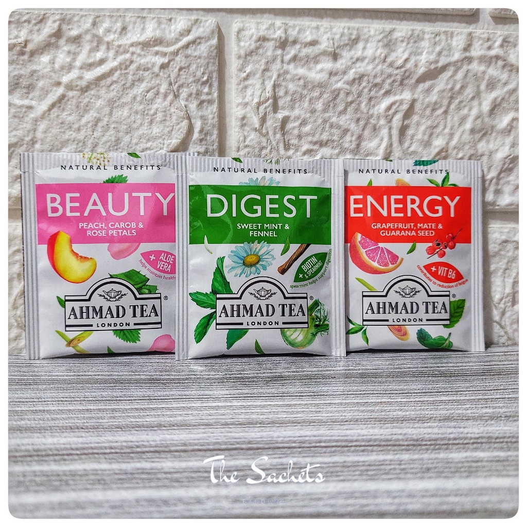 Jual Ahmad Tea London Natural Benefits Beauty Digest Energy Sleep Slim ...