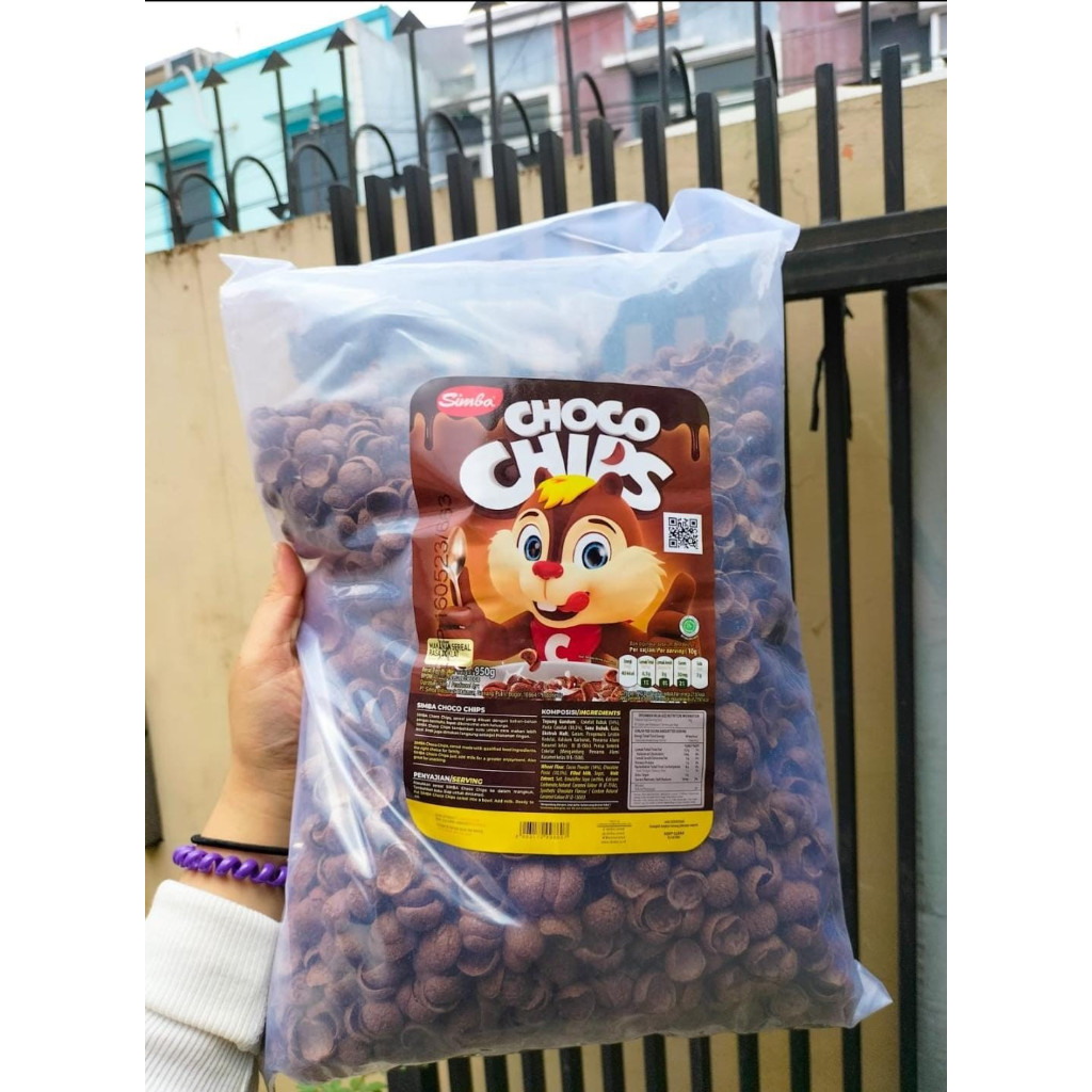 Jual Simba choco chips/sereal/koko krunch kiloan kemasan 1 kg. Kualitas ...