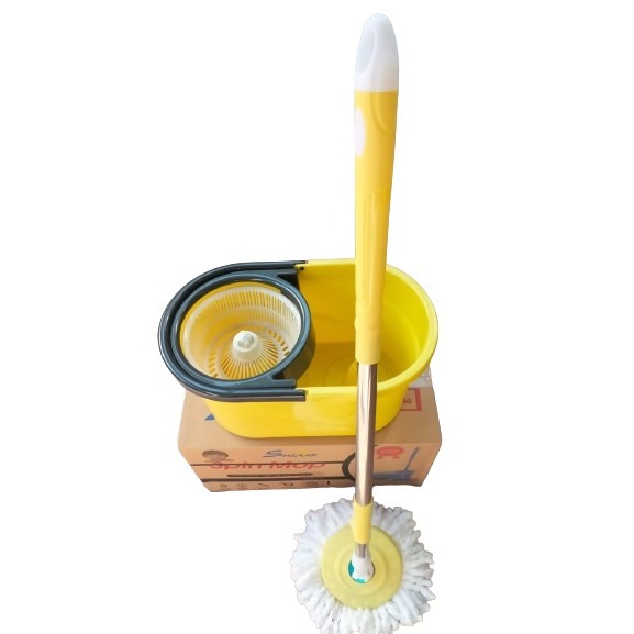 Jual Alat Pel Putar Alat Pembersih Lantai Spin Super Mop Alat Pel ...