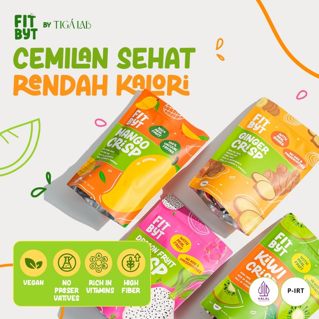 Jual FITBYT Snack Cemilan Sehat Keripik Buah | Shopee Indonesia