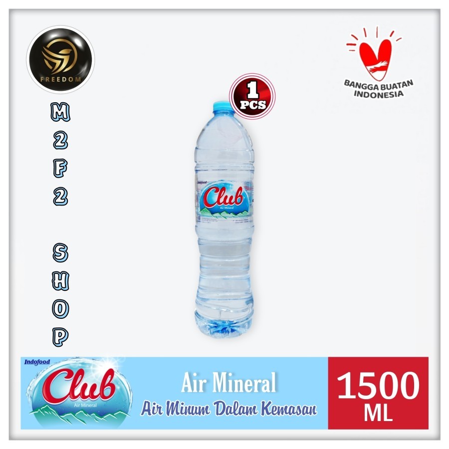 Jual Air Mineral Club Besar Botol Plastik Pet - 1500 ml | 1,5 liter (Kemasan Satuan) | Shopee ...