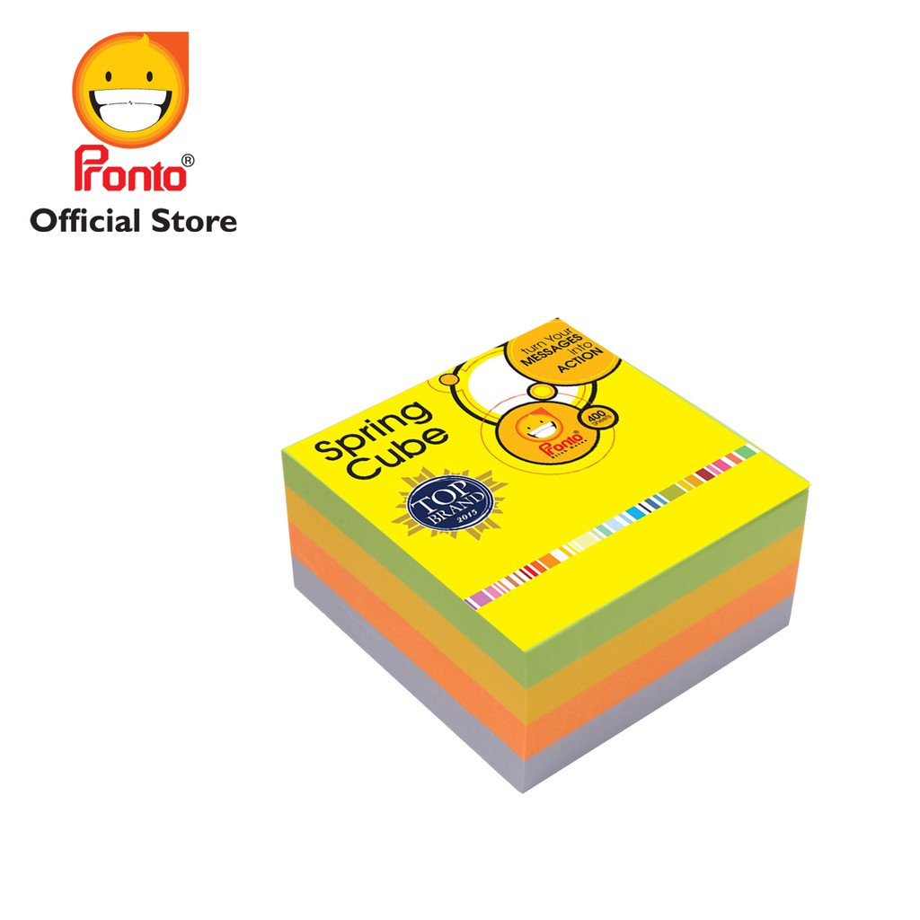 Jual Pronto Sticknotes Spring Cube (75 x 75 mm) | Shopee Indonesia