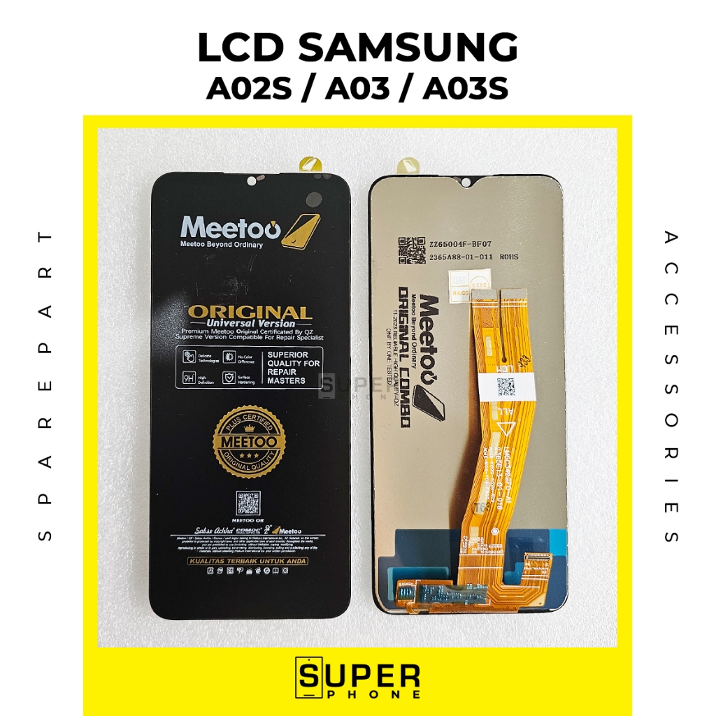 Jual LCD Touchscreen SAMSUNG A02S / A03 / A03S Fullset Meetoo Original ...