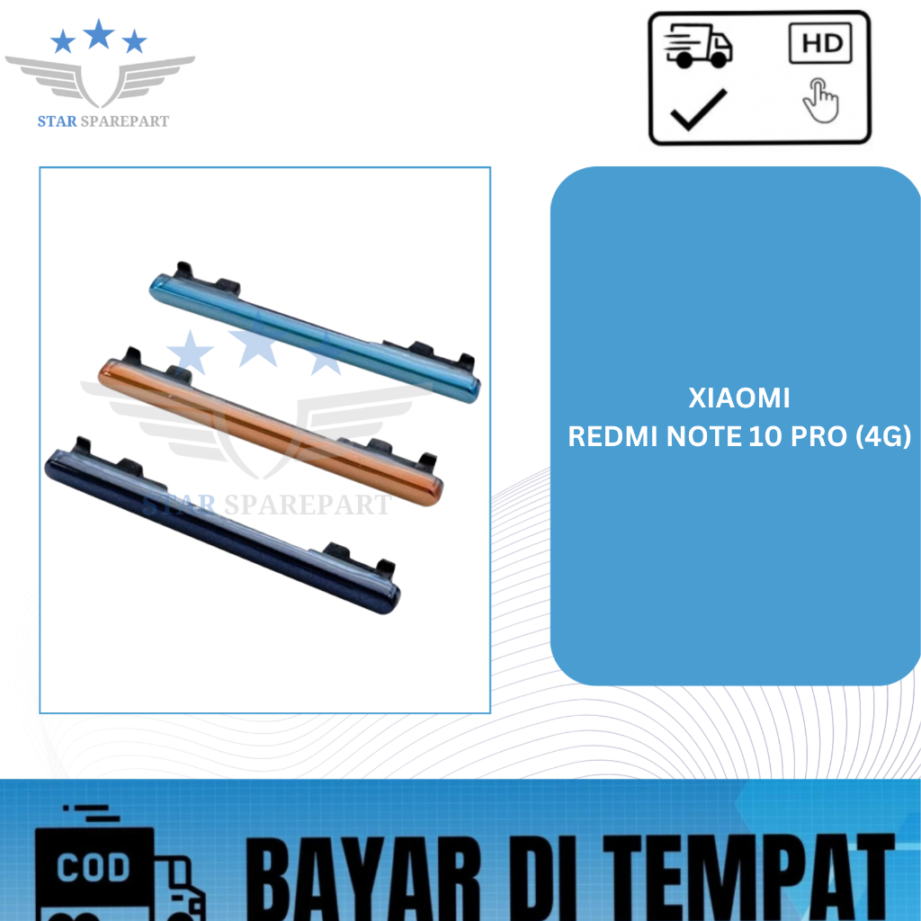 Jual TOMBOL LUAR VOLUME XIAOMI REDMI NOTE 10 PRO (4G) | Shopee Indonesia
