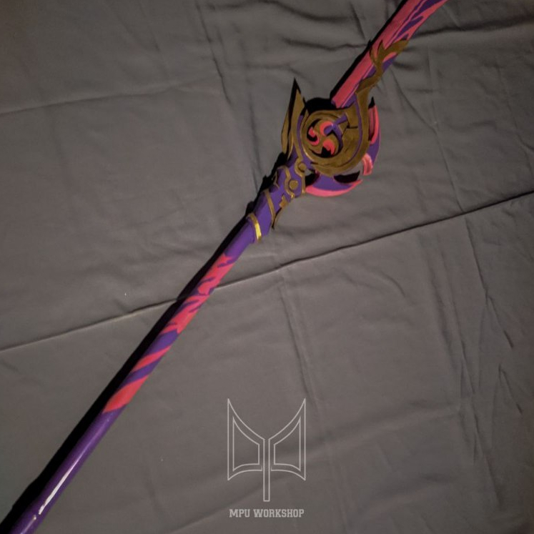 Jual Engulfing Lightning Genshin Impact / Raiden shogun weapon cosplay ...