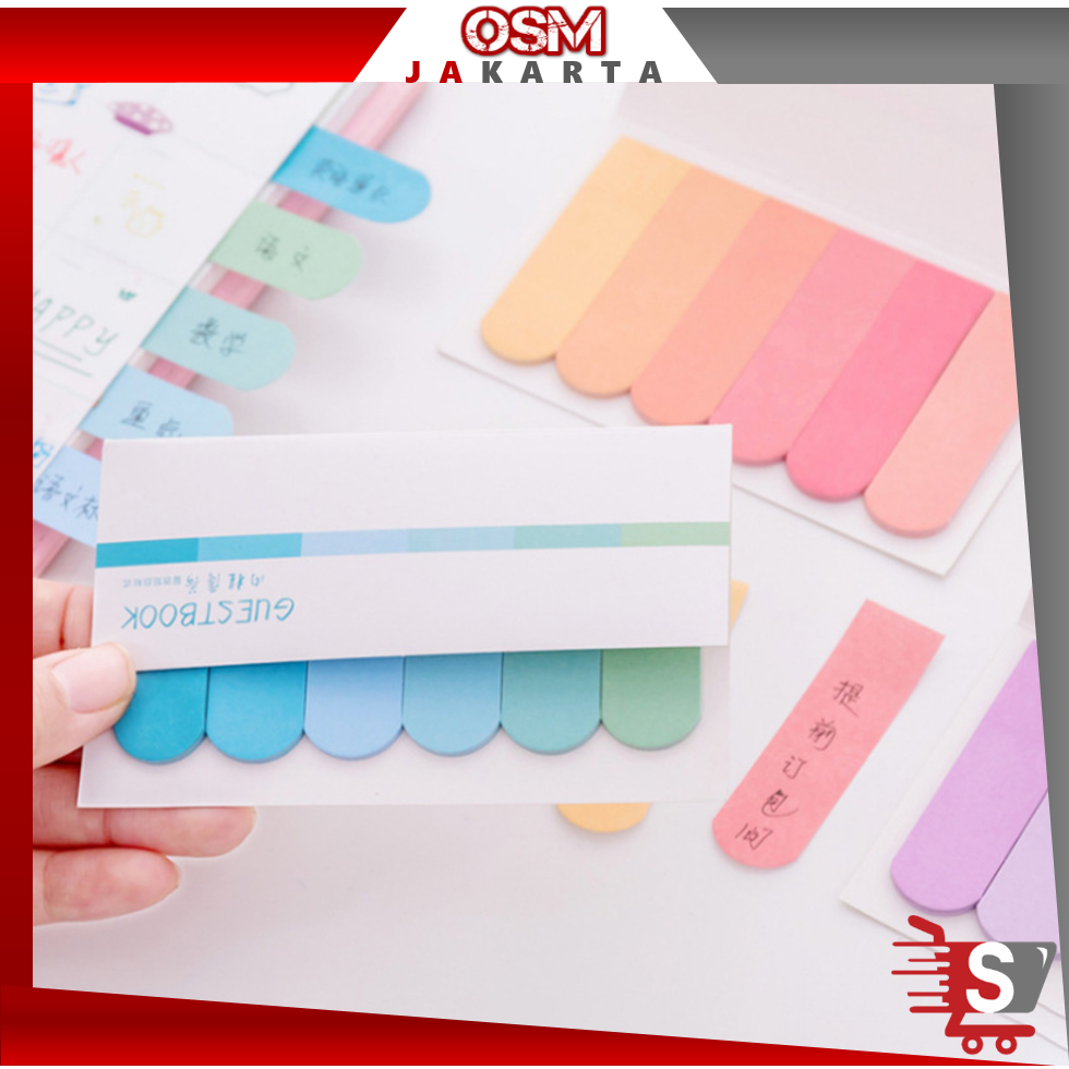 Jual OSM JKT S5690 Mini Sticky Notes / Pembatas Kertas Aesthetic ...