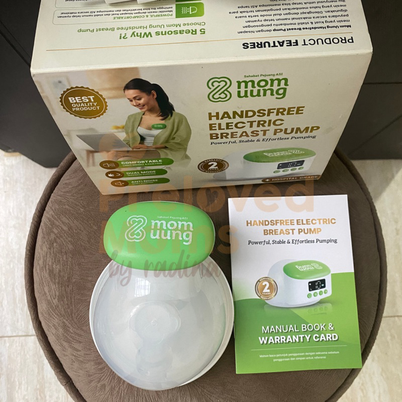 Jual Mom Uung Handsfree Preloved Pompa Asi Momuung Handsfree Second ...