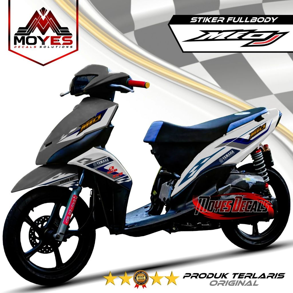 Jual Decal Mio J Stiker fullbody Design Variasi simple custom | Shopee ...