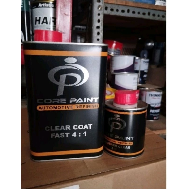 Jual Clear coat fast 4:1Core paint/fast dry/pernish 4:1/PU/1LITER ...