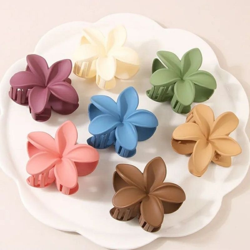 Jual RC - Jepit Rambut Bunga Bali Kamboja Doff Pastel Bali Summer ...