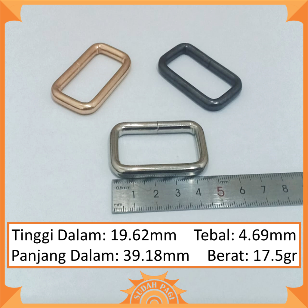 Jual Ring Kotak Murah Ukuran 38mm*20mm (Tebal 4,69mm) | Shopee Indonesia