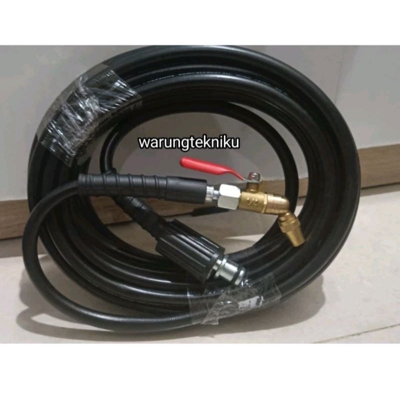 Jual selang jet cleaner 15m + kran air | Shopee Indonesia