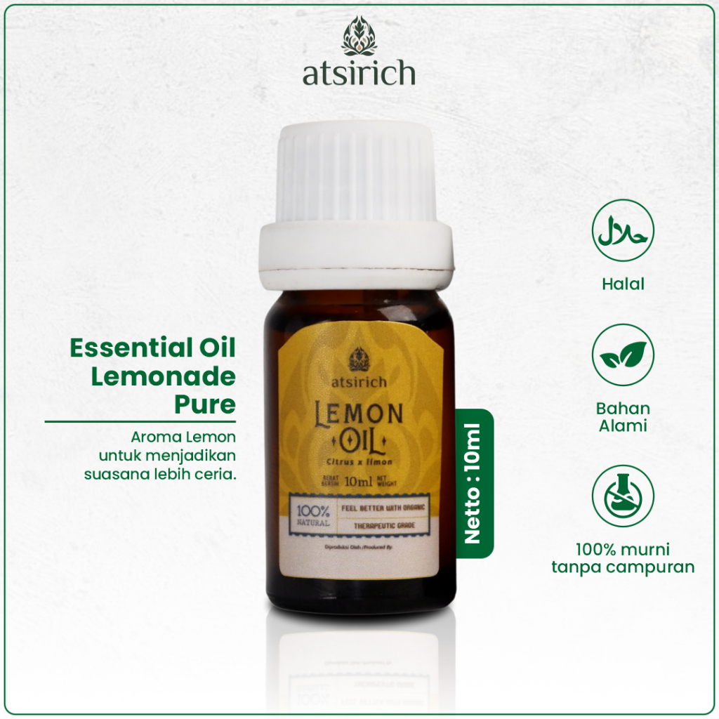 Jual Minyak Atsiri Aroma Terapi Jeruk Lemon 10ml Essential Oil Lemon ...