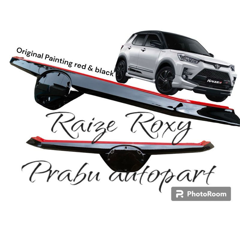 Jual Grille Toyota Raize Original custom warna komplit PNP system baut ...