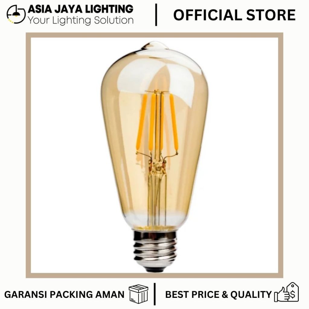 Jual BOLA LAMPU LED FILAMENT / EDISON / LAMPU LED EDISON FILAMENT ...