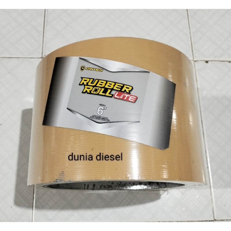 Jual rubber roll 6" rice huller CROWN / rubber roller padi / karet ...