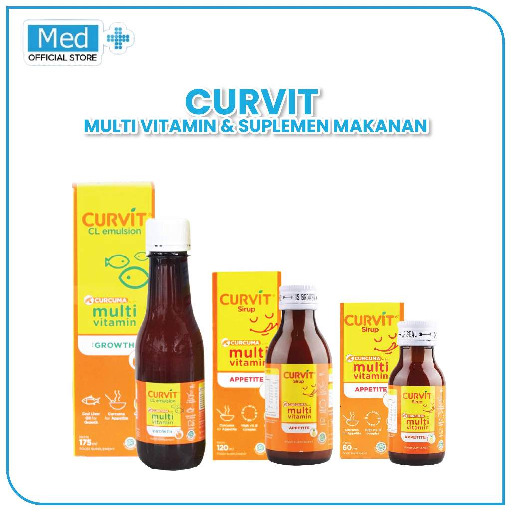 Jual Med+ Curvit Sirup / Curvit CL Emulsion - Vitamin Nafsu Makan ... Jual Med+ Curvit Sirup / Curvit CL Emulsion - Vitamin Nafsu Makan ...