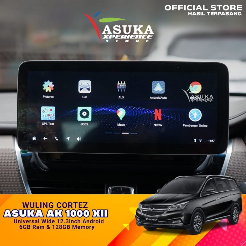 Jual ASUKA AK 1000 XII + CAM 360 OEM DI WULING CORTEZ | Shopee Indonesia