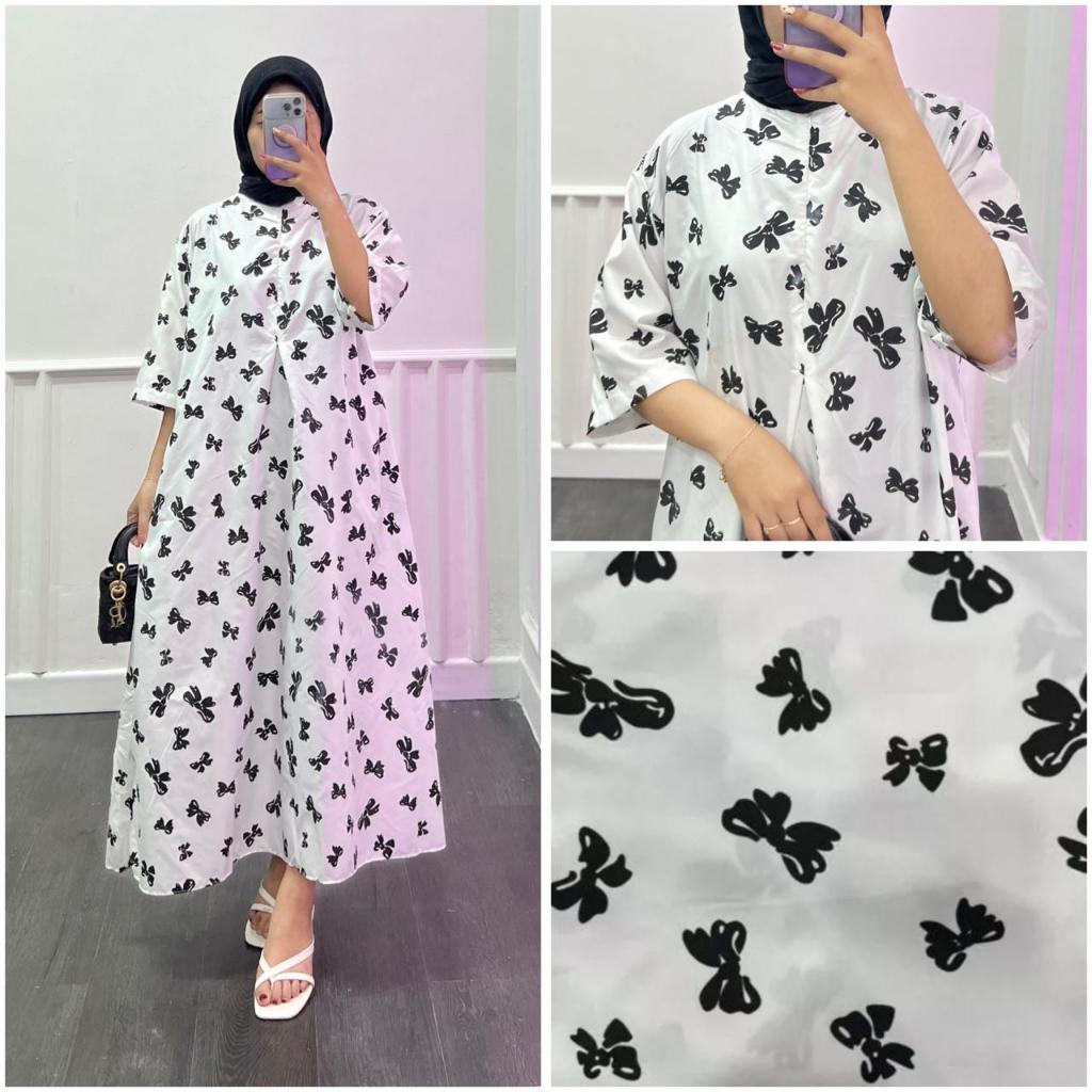 Jual RD FASHION - DASTER WANITA MOTIF KEKINIAN TANGAN 7/8 / Dress ...