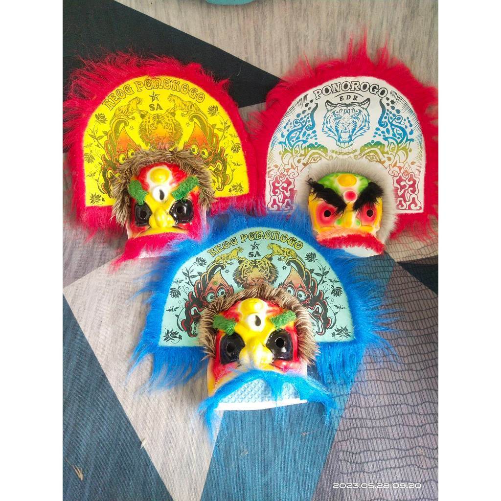 Jual Topeng - Topeng Spon Barongsai - Topeng Tradisional - Mainan Anak ...