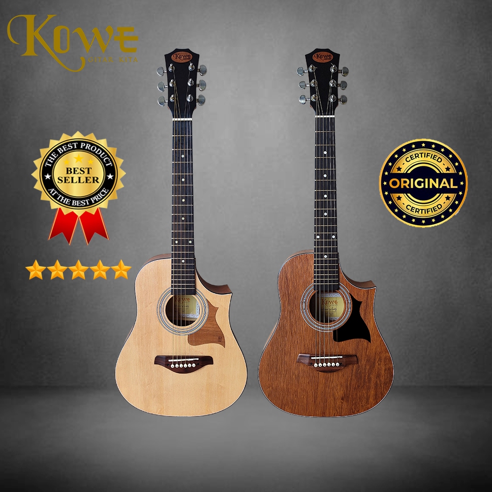 Jual Gitar Akustik Elektrik Merk KOWE Gitar Original Ukuran 3/4 ...